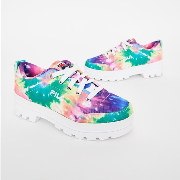 Fila | Shoes | Fila Theme Low Tie Dye Sneakers | Poshmark
